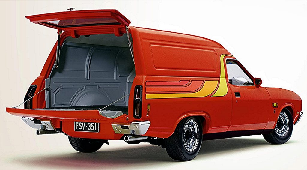 Ford Falcon XC Sundowner Panel Van Red Flame – Riverina Model Cars Plus