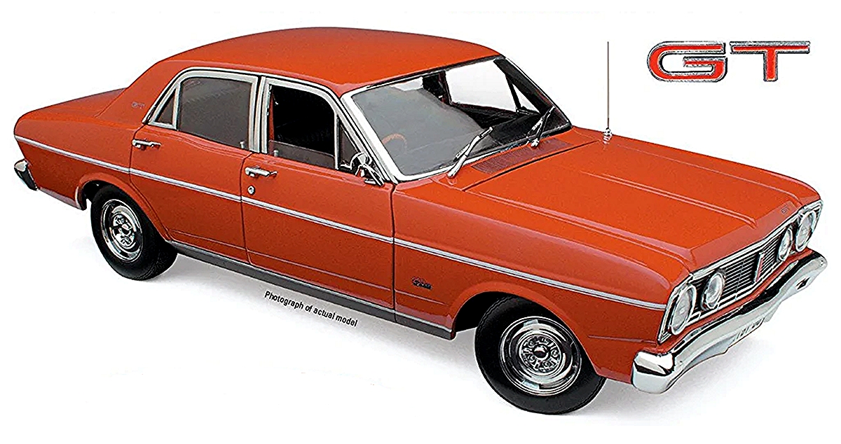 Ford XT GT Falcon Brambles Red – Riverina Model Cars Plus