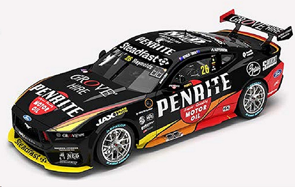 *Penrite Racing #26 Ford Mustang GT 2023 Penrite Oil Sandown 500 Retro ...