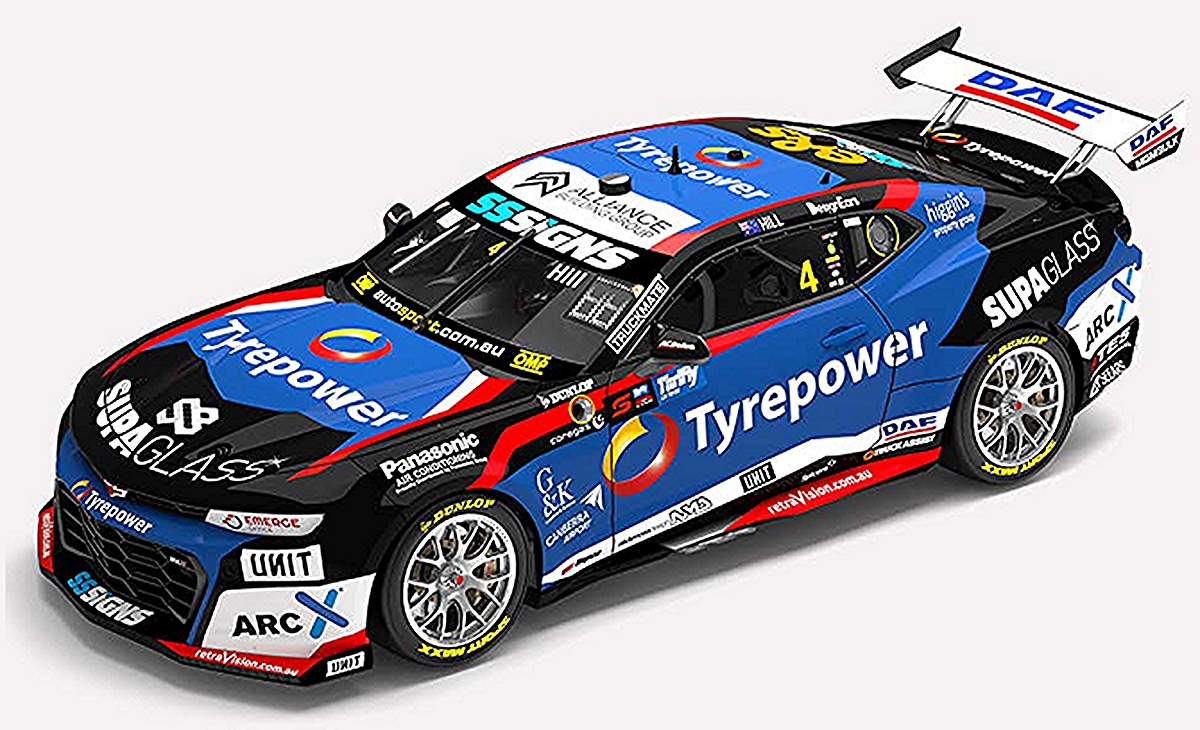 Tyrepower Racing #4 Chevrolet Camaro ZL12024 Repco Supercars ...