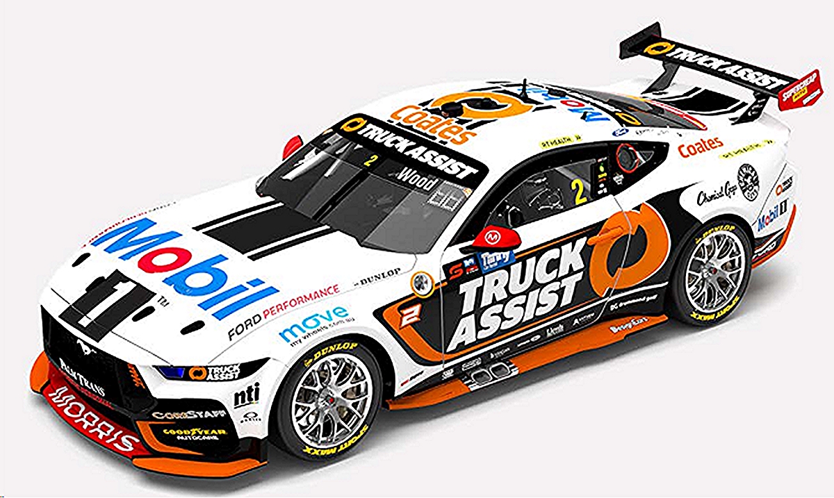 *Mobil 1 Truck Assist Racing #2 Ford Mustang GT 2024 Repco Supercars ...