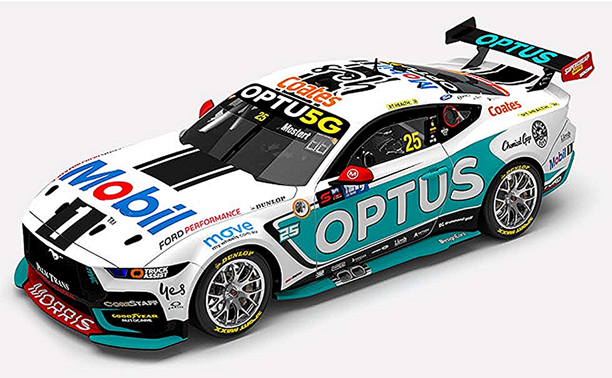 Mobil 1 Optus Racing #25 Ford Mustang GT 2024 Repco Supercars ...