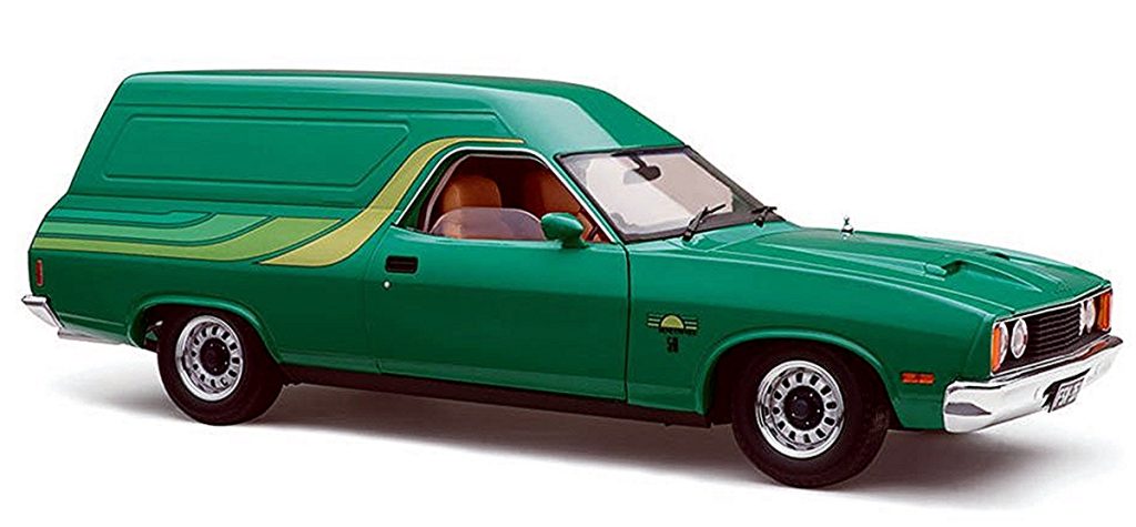 Ford Falcon XC Sundowner Panel Van Modena Green – Riverina Model Cars Plus